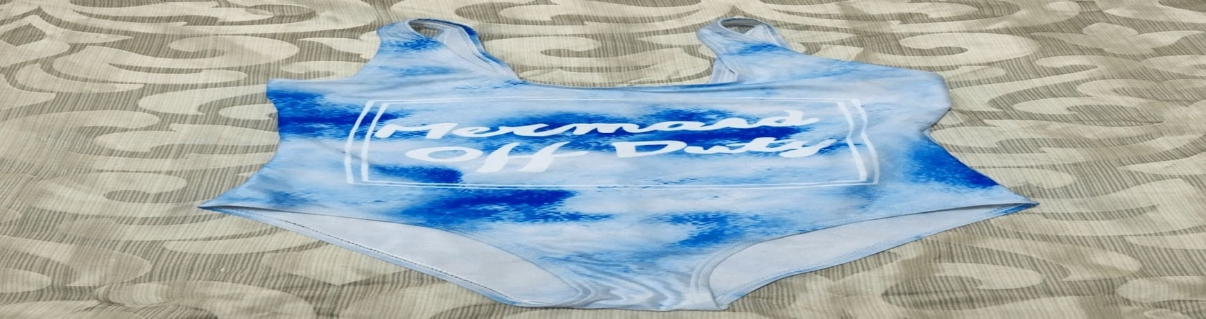 Tie Dye Print Scoop Back One Piece Swimsuit Shein Sheinside